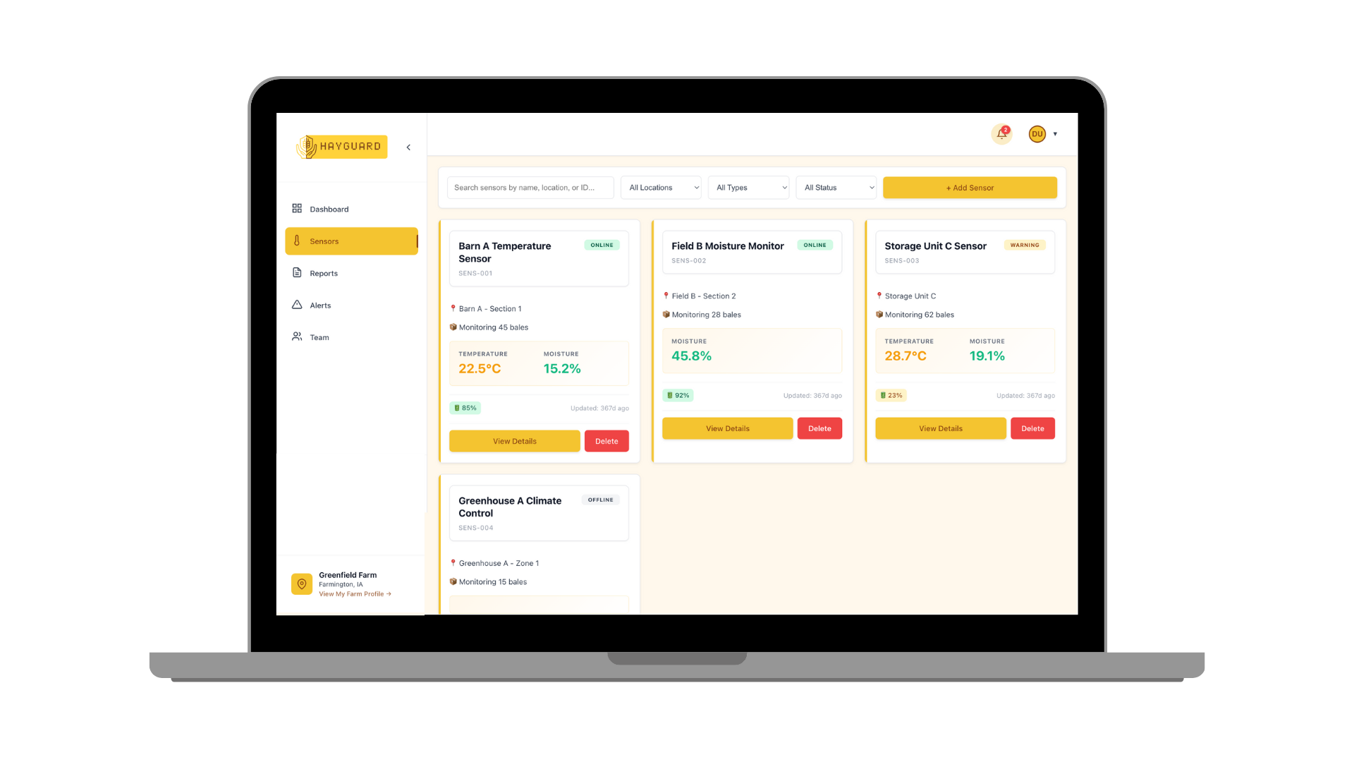 HayGuard | Smart Farm & Hay Monitoring | Beat Food Waste with AI